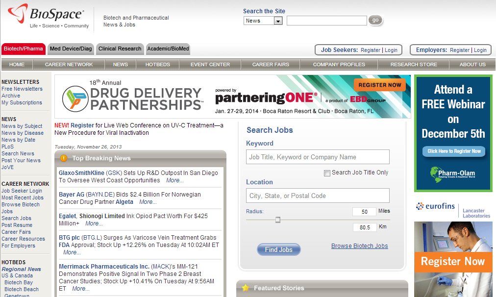 10 More Essential Websites for Life Sciences Professionals